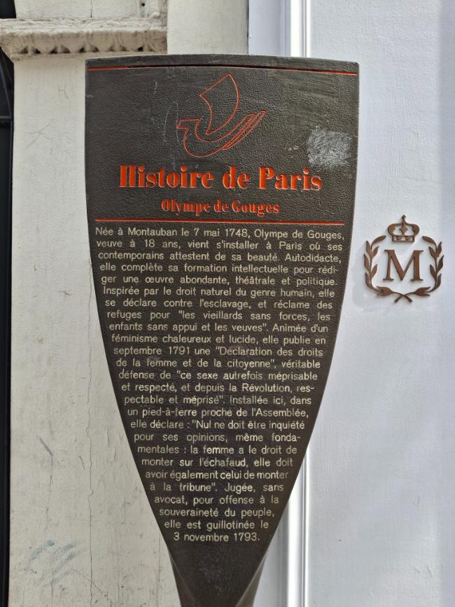 The Smart Side of Paris: Olympe de Gouges | Bonjour Paris